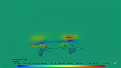 Quadcopter Fluid Structure Interaction