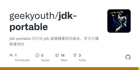 github geekyouth jdk portable jdk portable 绿色版 jdk 混搭随意切换版本，开发环境快速切换