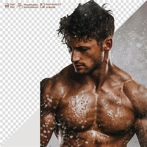 Muscle Man Shower Psd High Quality Free Psd Templates For Download
