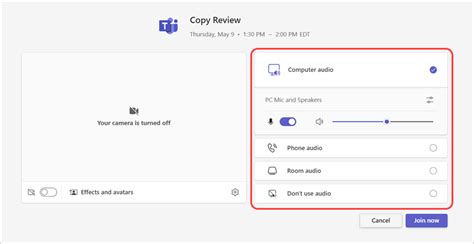 Manage Audio Settings In Microsoft Teams Meetings Microsoft Support
