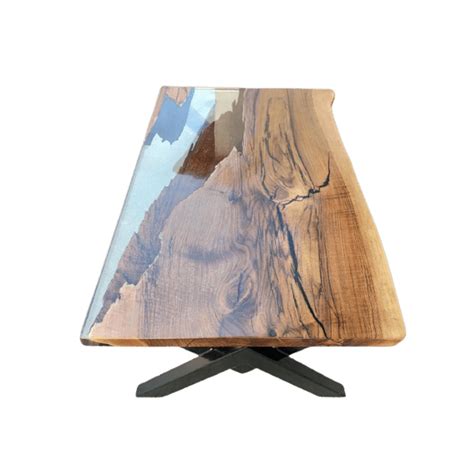 Table Basse Resine Epoxy Table Basse Époxy Plancher Bois