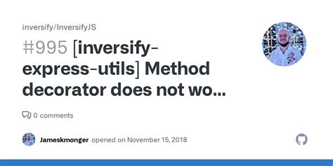 Inversify Express Utils Method Decorator Does Not Work Outside Of ES5 ES2015 Issue 995