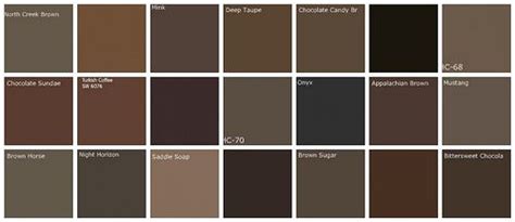 Shades Of Brown Paint Color Chart 90 Wall Colour Combination For 2024