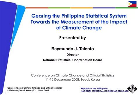 Ppt Gearing The Philippine Statistical System Towards The Measurement