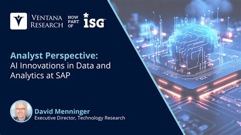 Ai Innovations In Data And Analytics At Sap