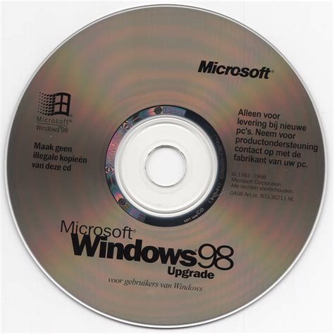 Windows 98 Upgrade Cd Rom Dutch Microsoft Free Download Borrow And Streaming Internet