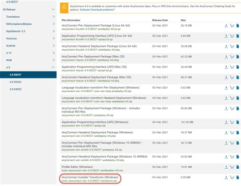 Configure AnyConnect Lockdown And Hide AnyConnect From The Add Remove Program List For Windows
