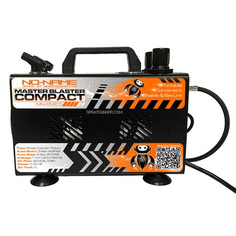 Compact Master Blaster Airbrush Compressor By No Name Brand Spraygunner