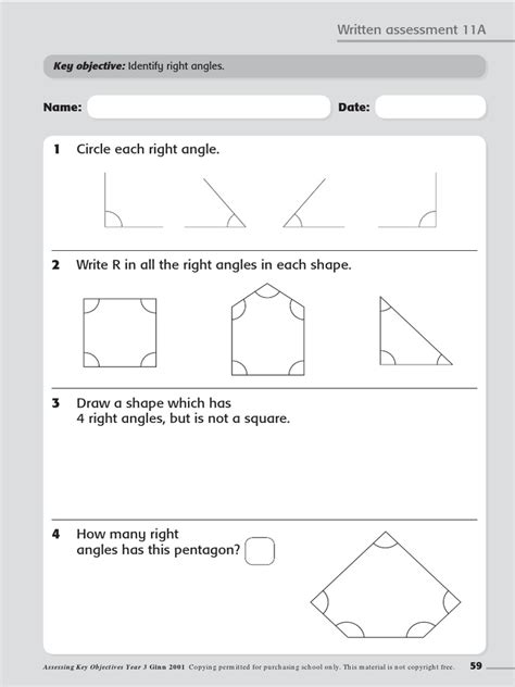 Right Angles Worksheets Worsheets Library Worksheets Library