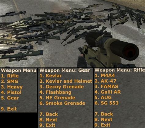 [cs go] admin weapon menu [rss] pluginy amxx pl support amx mod x