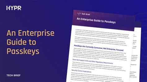 An Enterprise Guide To Passkeys Hypr An Enterprise Guide To Passkeys Hypr