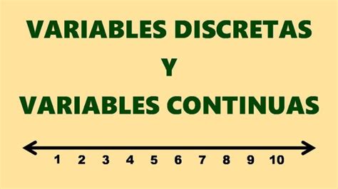 Diferencias Entre Variables Continuas Y Discretas