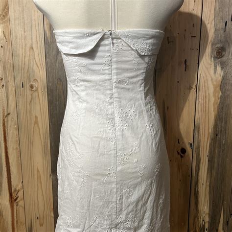 Sleeveless White Lucki Clover Dress Bought For Depop