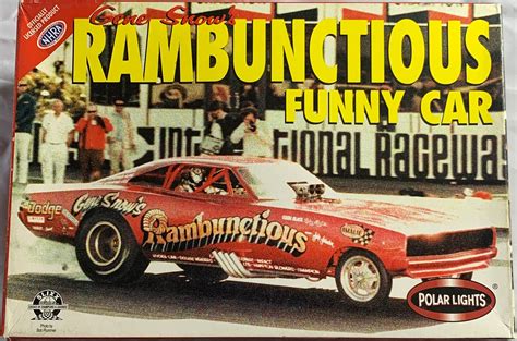 Polar Lights Gene Snows Rambunctious Funny Car 125 Scale Model Kit