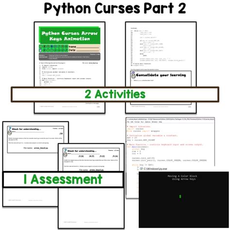 Using Arrow Keys To Animate Objects In Python Curses Editable Resource Pkg