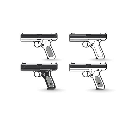 Premium Ai Image Three Guns Are Shown With The Words 3 On Them
