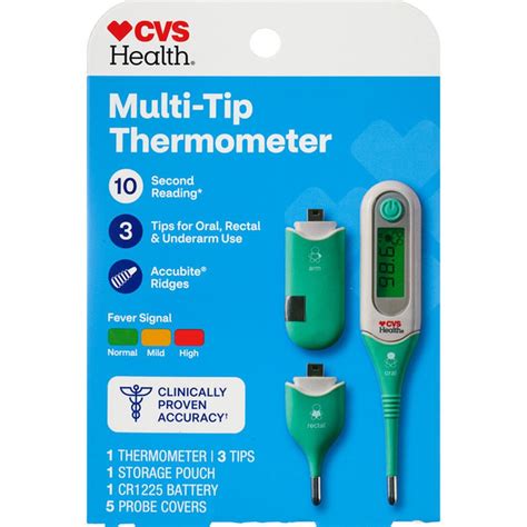 Cvs Health Multi Tip Digital Thermometer 1 Each Delivery Or Pickup