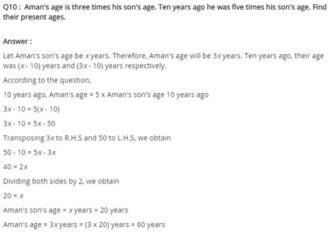 Ncert Solutions For Class 8 Maths Chapter 2 Exercise 24 Question 10
