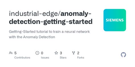 GitHub Industrial Edge Anomaly Detection Getting Started Getting Started Tutorial To Train A