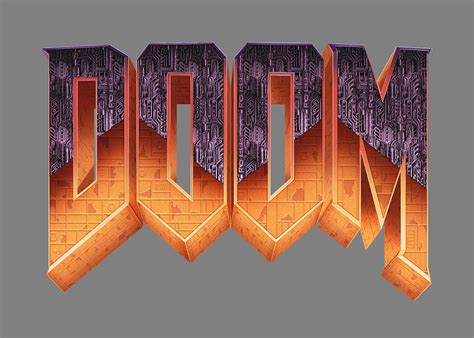 Creating The Original Doom® Logo Behance