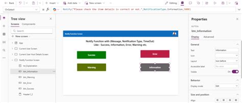 What Is Powerapps Notify Function And Whats The Purpose Of It With