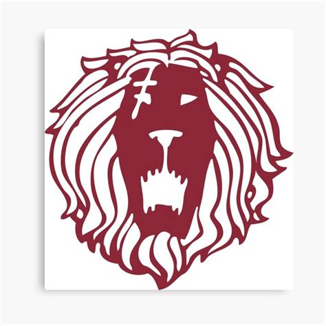The Seven Deadly Sins The Lion Sin Of Pride Red Canvas Print For