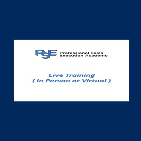 April 1 2 And 3rd 2025 Professional Sales Execution Certificate