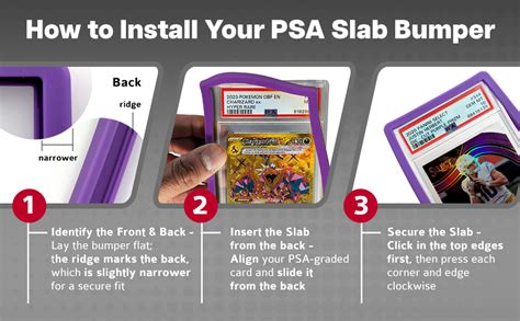 Psa Slab Guard 3 Pack Protector For Graded Cards Slab