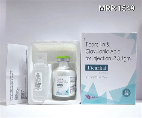 Ticalclav 31gm Ticarcillin Clavulanic Acid Injection At Best Price In