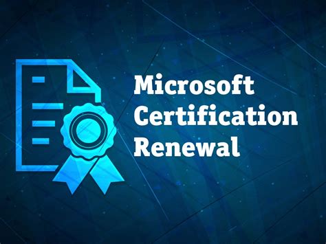 Renew Your Microsoft Certification Online For Free Itce