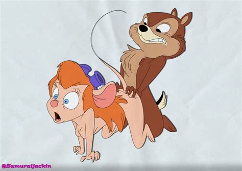 Rule 34 Absurd Res Anthro Chip Chip N Dale Rescue Rangers Chipmunk Disney Duo Edit Female