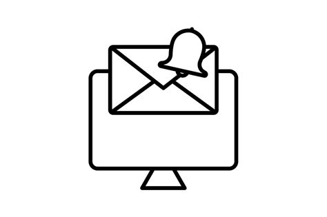 Mail Notification Icon Graphic By Asobahus · Creative Fabrica