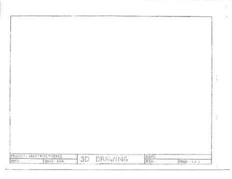 Technical Drawing Template
