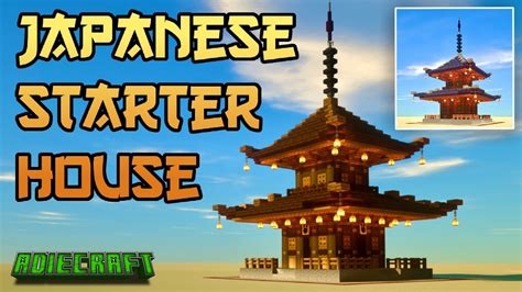 Easy Japanese Minecraft House Tutorial Minecraft Japanese Pagoda