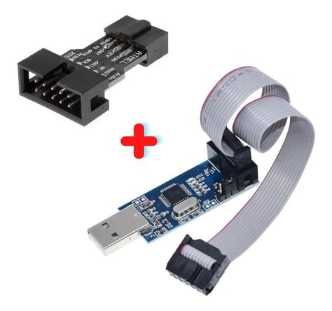 programador gravador atmel avr usbasp adaptador avr 6 pinos