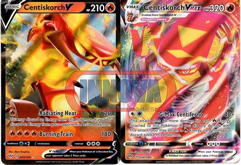 Centiskorch V And Vmax 33 189 34 189 Darkness Ablaze