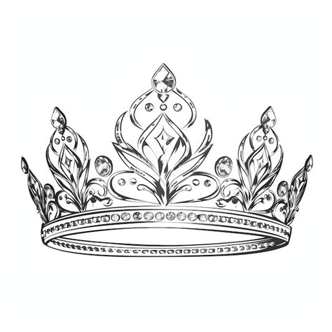 Premium Ai Image Crown Design Vector