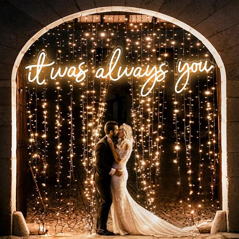 Super Large Led Neon Sign It Was Always You Neon Night With Dimmable