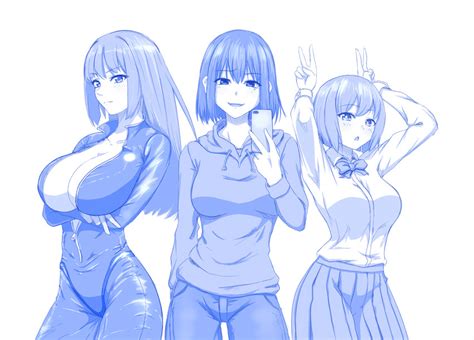 Sunomiya Sana Nagatoro Misaki And Sunomiya Hana Ijiranaide Nagatoro