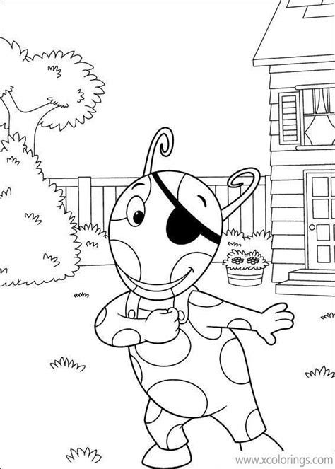 Backyardigans Coloring Pages Pirate Uniqua