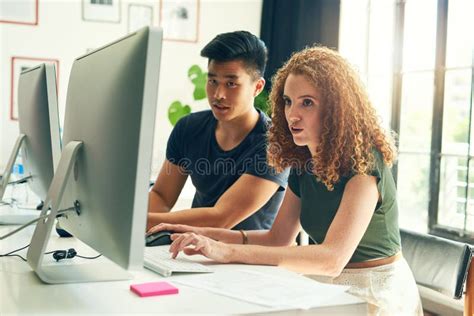 Business People Computer And Collaboration For Programming Research