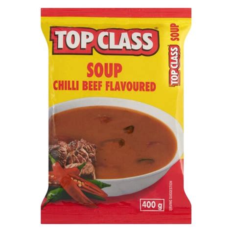 Top Class Chilli Beef Soup 400g Pnp