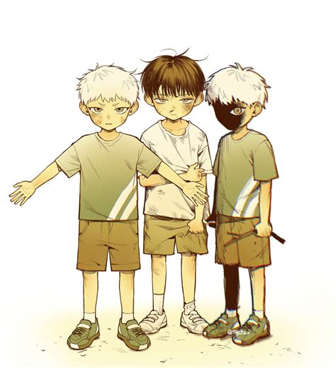 Indou Hikaru And Tsujinaka Yoshiki Hikaru Ga Shinda Natsu Drawn By