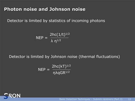 Ppt Basic Detection Techniques Front End Detectors For The Submm