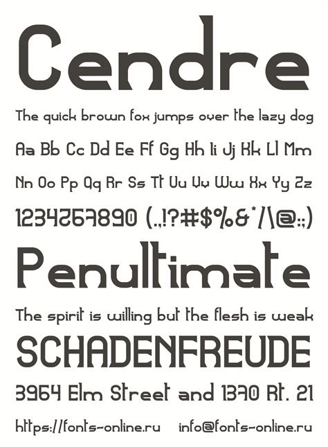 Cendre Font