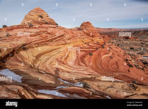 The Wave Is A Stunning Geological Formation In The Paria Canyon