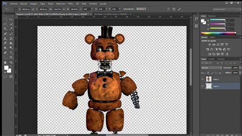 Fnaf Speed Edit Whitered Freddy To Ignited Freddy Photoshop Youtube