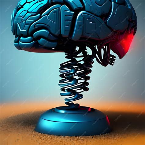Premium Ai Image Robot Brain Digital Illustration 3d Rendering Ai