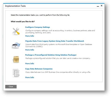 Sap Business One Implementation Center Sap B1 Mtc Systems