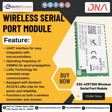 E32 433t30s Wireless Serial Port Model Dna Technology Posted On The Topic Linkedin